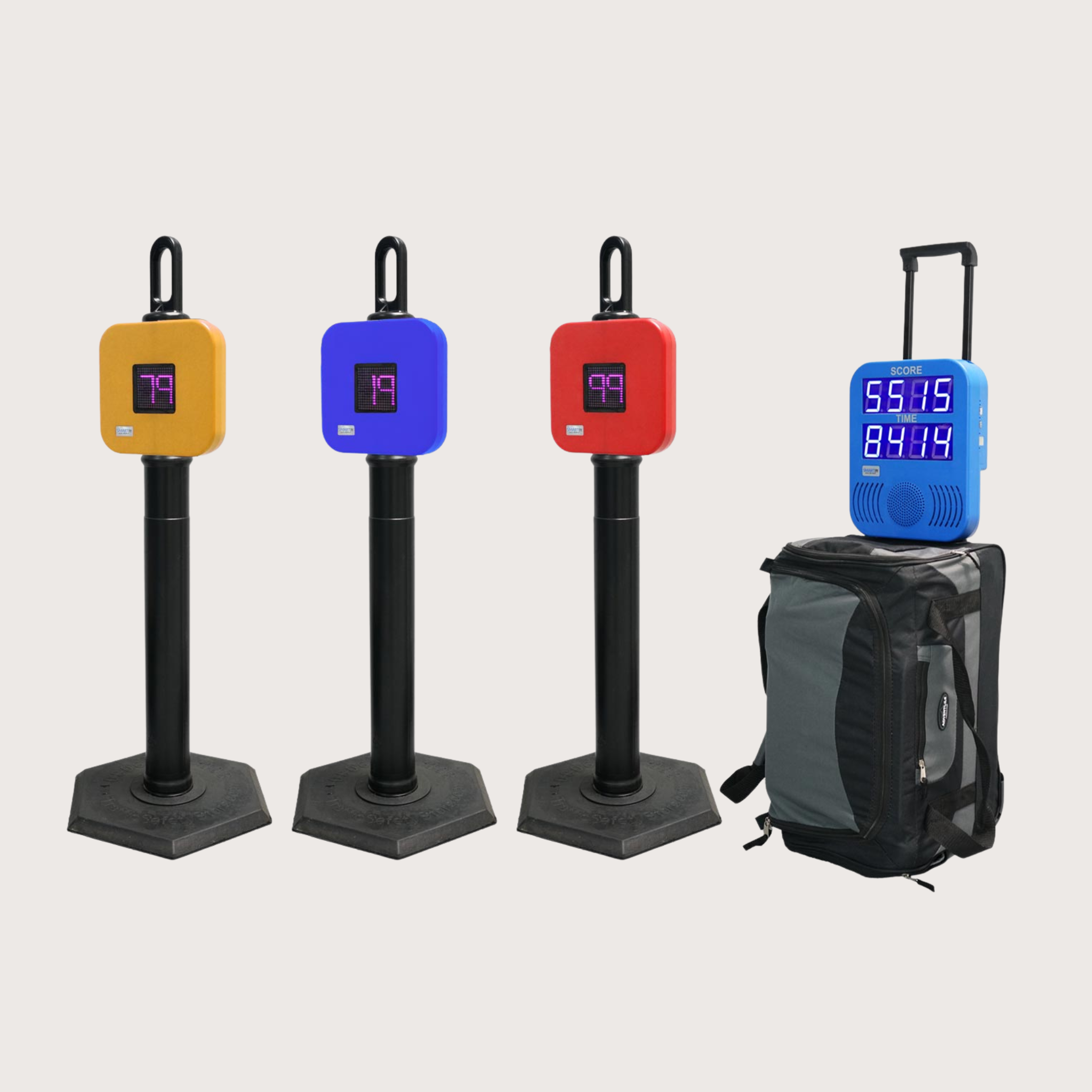 Interaktyvi treniravimosi sistema „SMARTfit Strike Pod“ su lagaminu ...